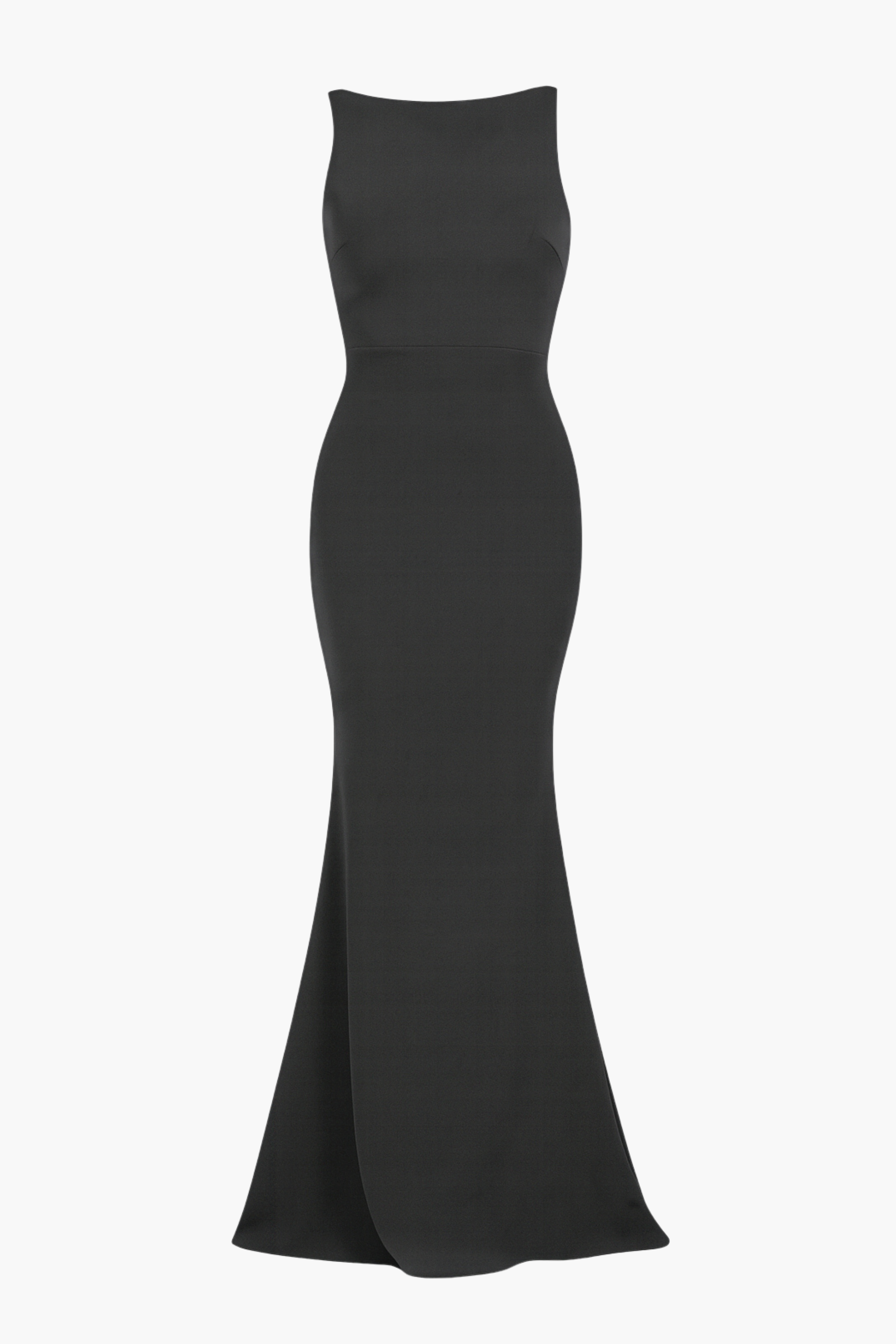 Posh Open Bow Back Mermaid Gown – honey